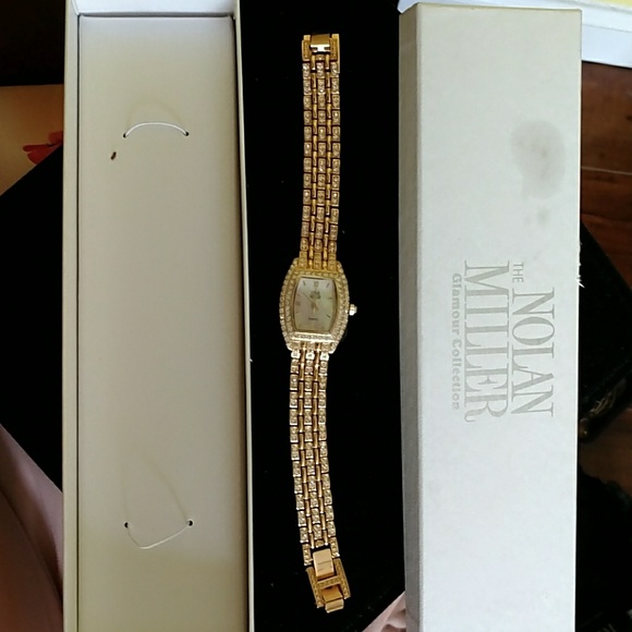 Nolan Miller | Jewelry | Nolan Miller Pave Panther Link Watch | Poshmark